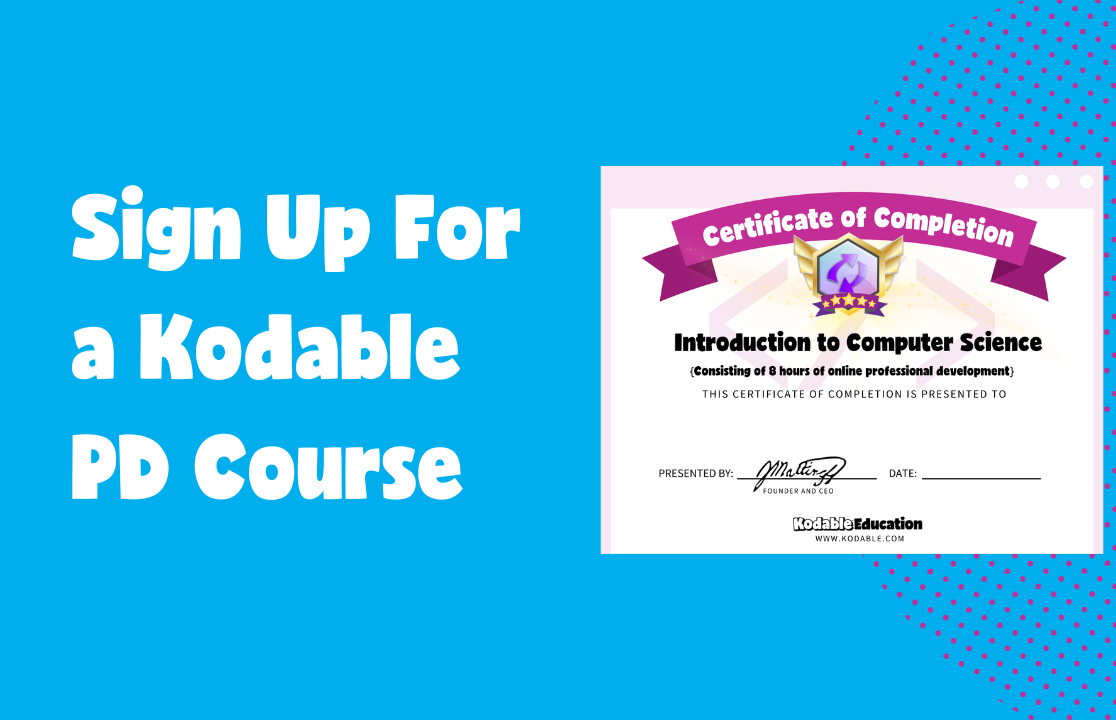 Introducing Kodable Professional Development Courses | Kodable